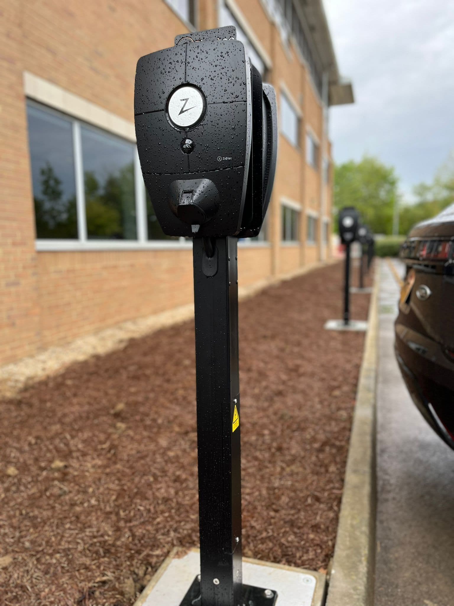 Case study: 18 Zaptec Pro installation for 3-tenant… | Zaptec